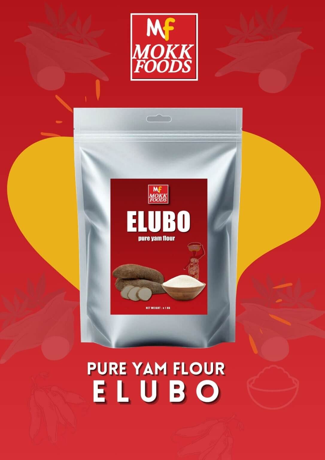 Elubo - Pure Yam Flour - Mokk Foods | Authentic taste, premium quality
